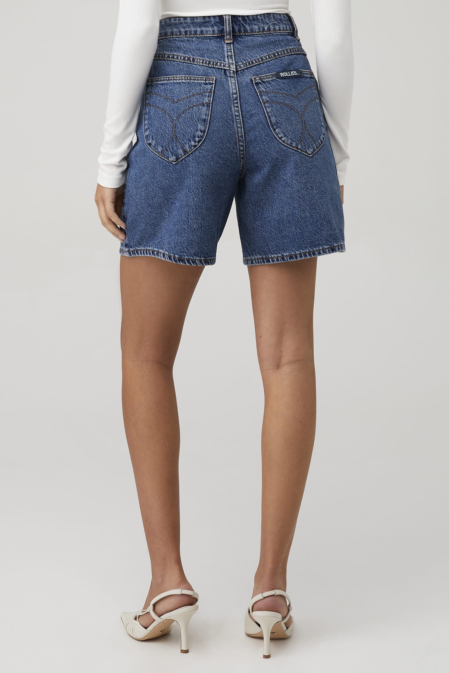 ROLLAS | Super Mirage Pacific Short in Mid Vintage Blue| FashionPass