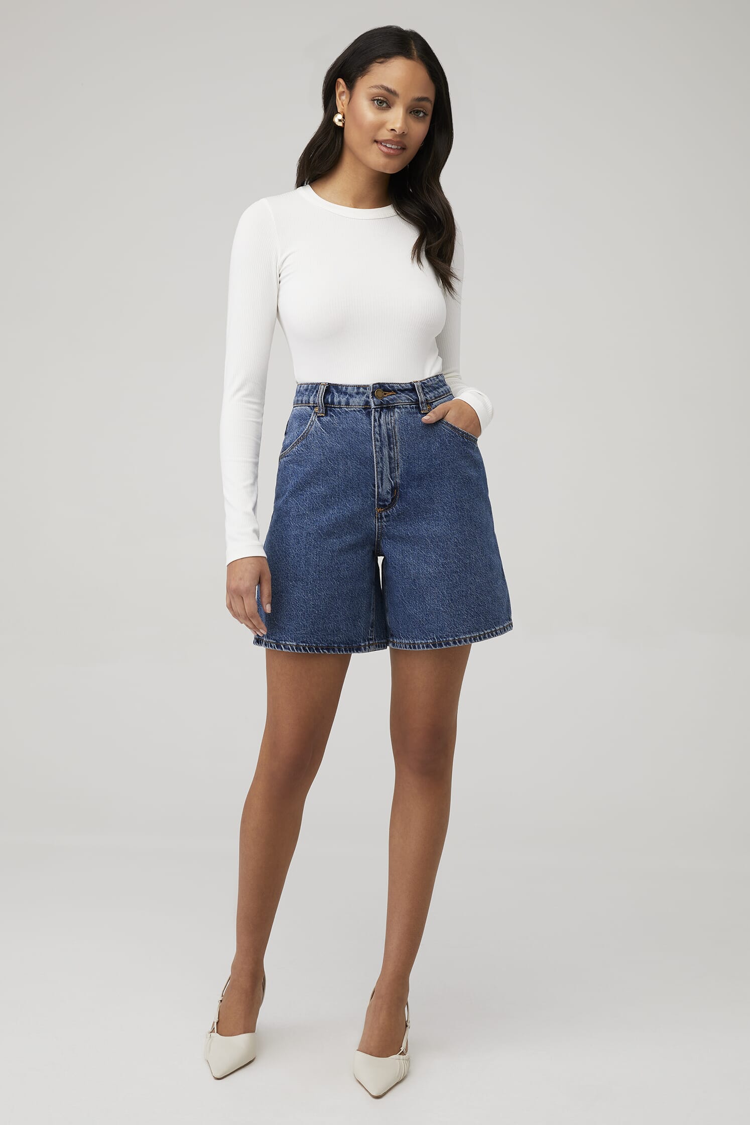 ROLLAS | Super Mirage Pacific Short in Mid Vintage Blue| FashionPass