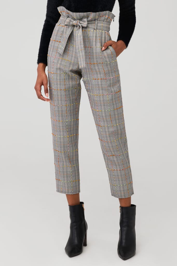 Amanda Uprichard | Tessi Pants in Brown Multi | FashionPass