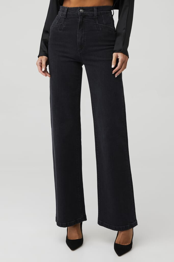 Favorite Daughter | Jordie Super High Rise Wide Leg in Boulder| FashionPass