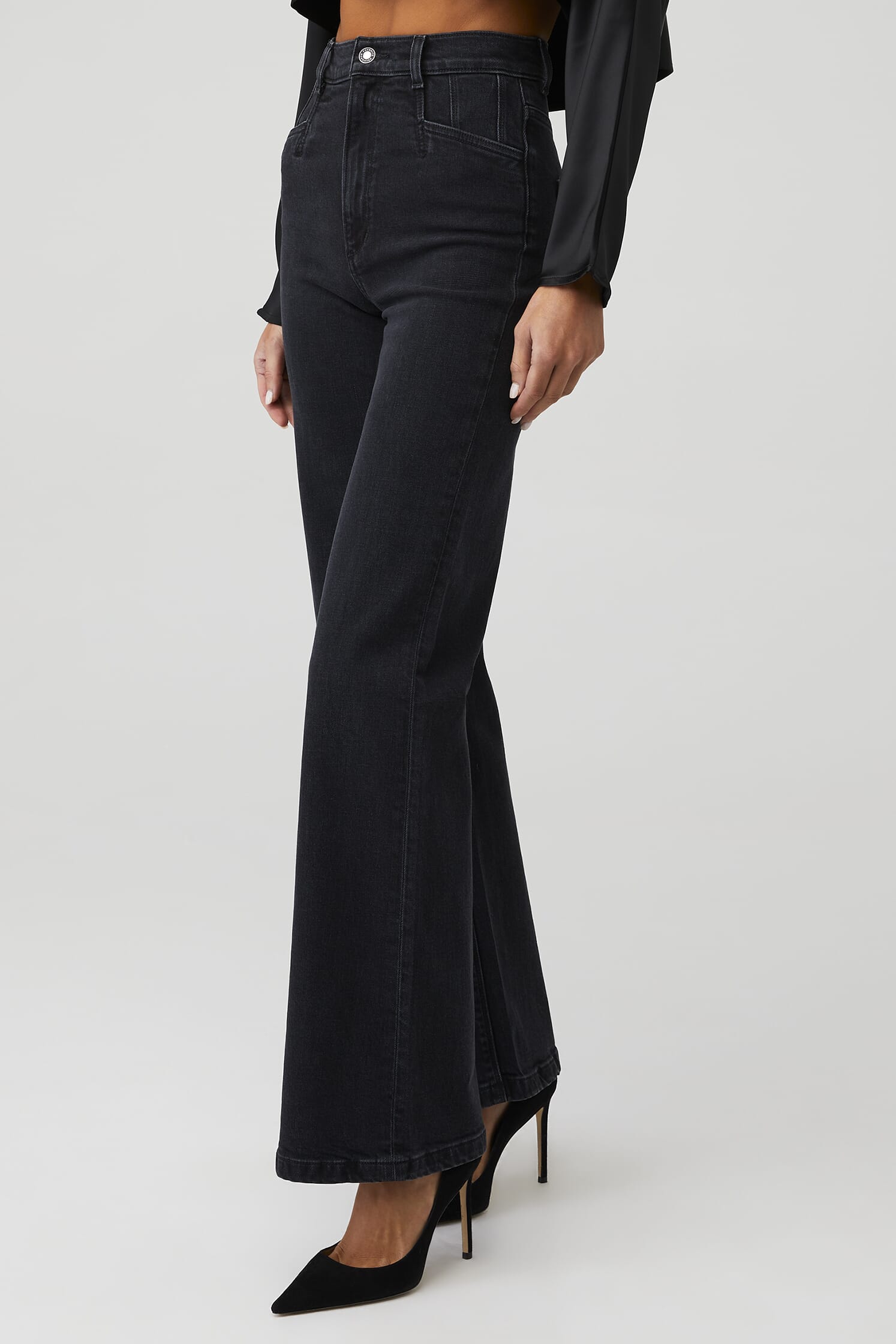 Favorite Daughter | Jordie Super High Rise Wide Leg in Boulder| FashionPass