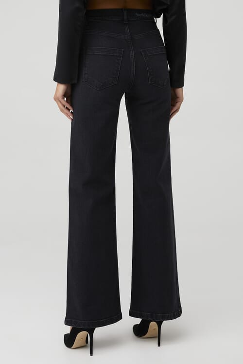 Favorite Daughter | Jordie Super High Rise Wide Leg in Boulder| FashionPass