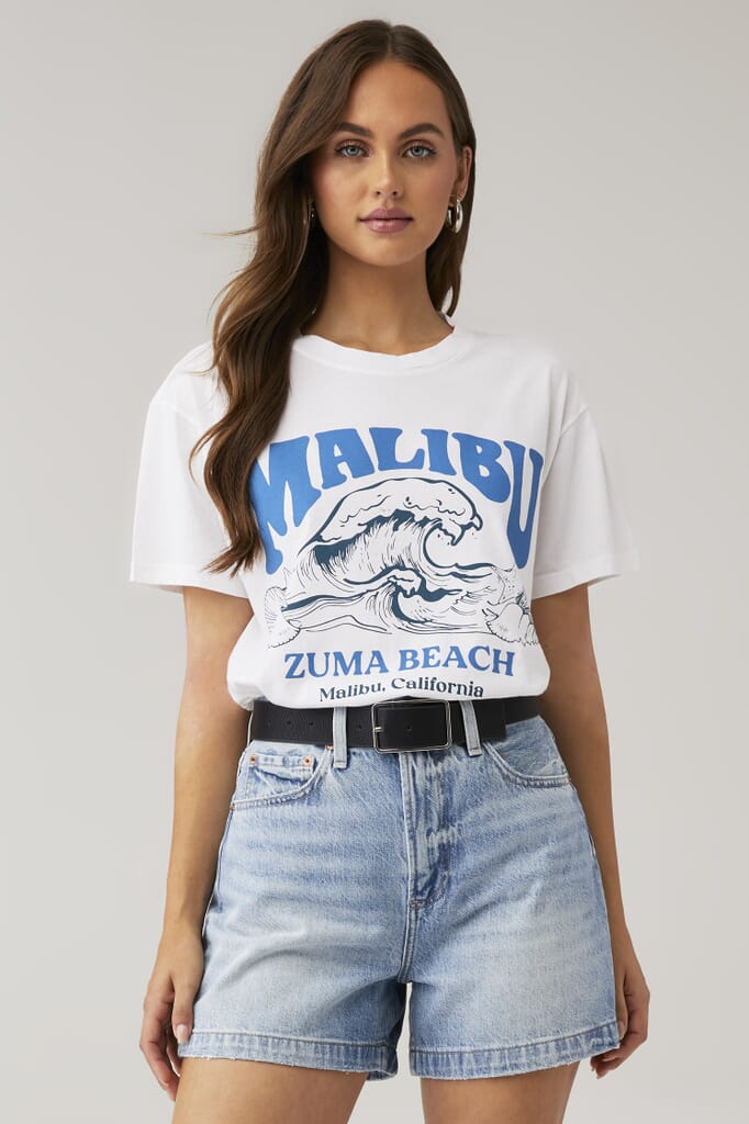 Show Me Your Mumu | Travis Tee in Malibu Beach Graphic| FashionPass