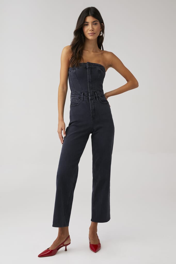 Good American | Tube '90s Jumpsuit in Black269| FashionPass