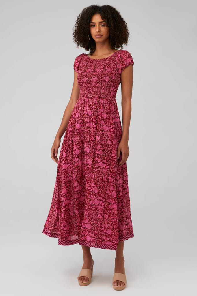 Free People | Ultraviolet Dress in Raspberry Combo | FashionPass
