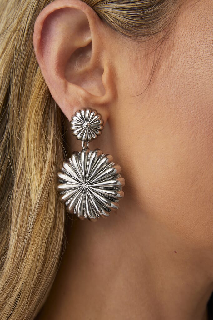 Elizabeth Cole | Valerie Earrings in Silver| FashionPass