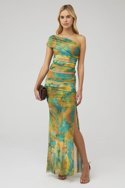 Ronny Kobo | Verna Top in Acid Tie Dye Multi| FashionPass