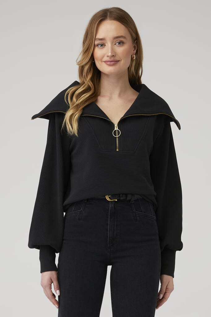 Varley | Vine Pullover in Black| FashionPass