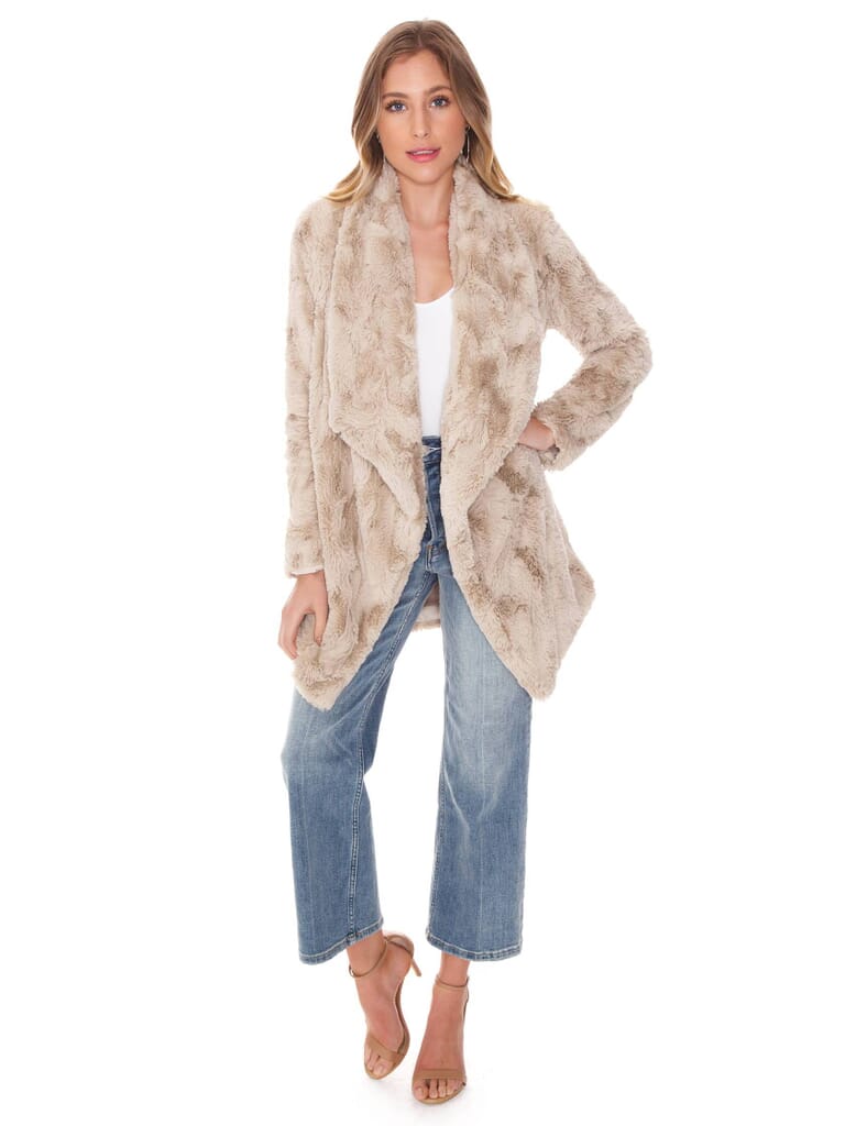 BB Dakota | Warm Thoughts Wubby Jacket in Oatmeal| FashionPass