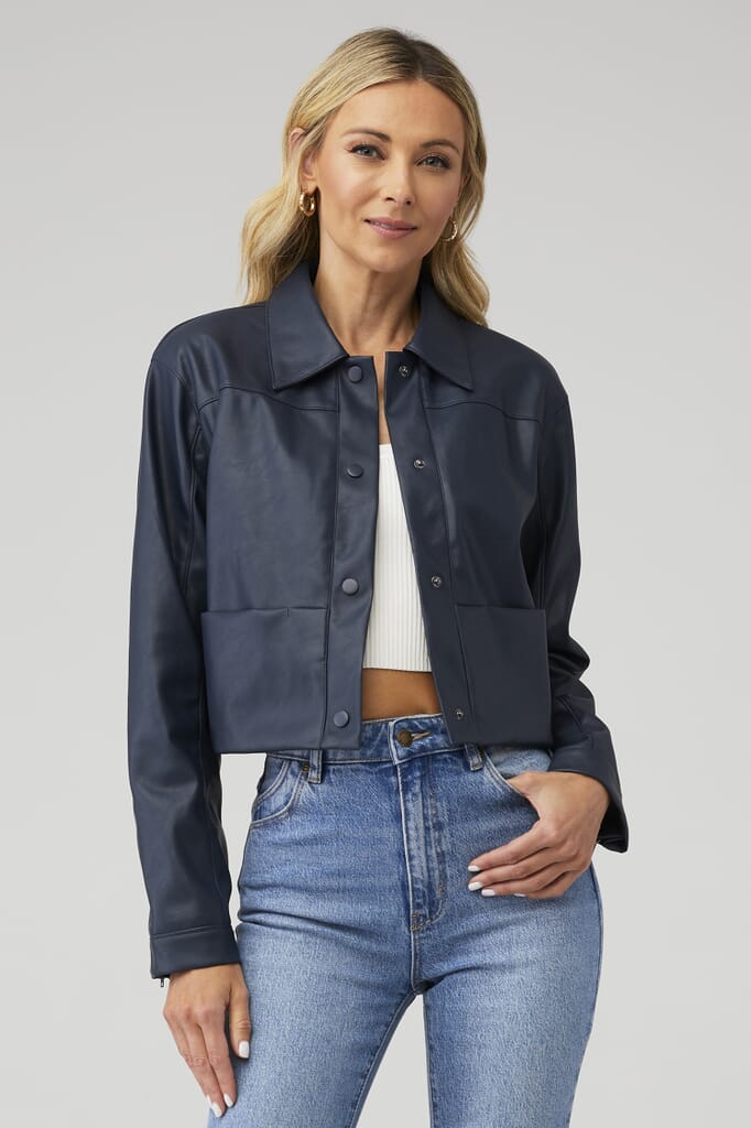 Nonchalant Label | X Fashionpass Audrey Jacket in Blue| FashionPass