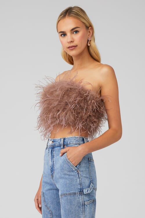 LAMARQUE | Zaina Top in Mink Brown | FashionPass